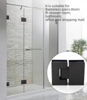 China 180 Degree Alloy Glass to Glass Bathroom Shower Hinge for 8-12mm Glass Modern Design Style for sale