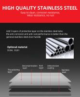 China Tempered Glass Pull Handle with SS304 Vertical Stainless Steel Adjustable Design for sale