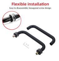 China Modern Design Style Vertical Stainless Steel Pull Handle for Shower Door and Main Door for sale