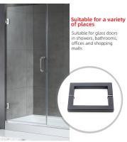 China Door Window Handles Stainless Steel Sliding Pull Square Shower Glass Door Handle for sale