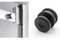 China Frameless Sliding Glass Doors Hardware Kit with Soft Close Straight Style Sliding Door for sale