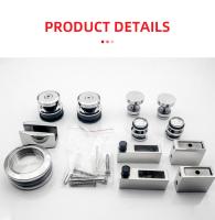 China Round Shower Sliding Fitting Door Accessory Barn Door and Hardware Kit for sale