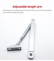 China Adjustable Hidden Hydraulic Door Closer for Standard Applications and Smooth Closing for sale