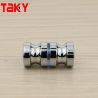 China Bathroom Hardware Shower Fitting Brass Stainless Steel Pull Glass Door Handle and Knob for sale
