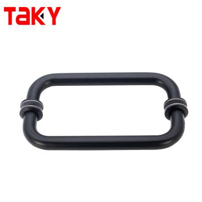 China 6inch Handle for Shower Door Main Door Handles Long Hotel Bathroom Glass Door Handle for sale