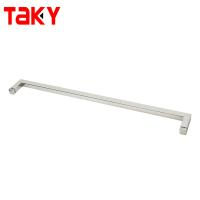 China Stainless Steel Shower Room Glass Door Square Long Polished Sliding Glass Door Handle for sale