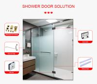 China Stainless Steel 304 Frameless Shower Glass Doors Fittings Shower Room Sliding Door Roller Set for sale