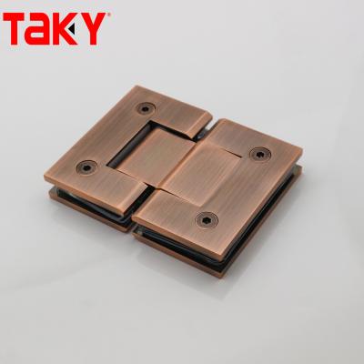 China Bathroom Hardware Accessories 180 Degree Stainless Steel Glass Clamp Shower Door Hinge for sale