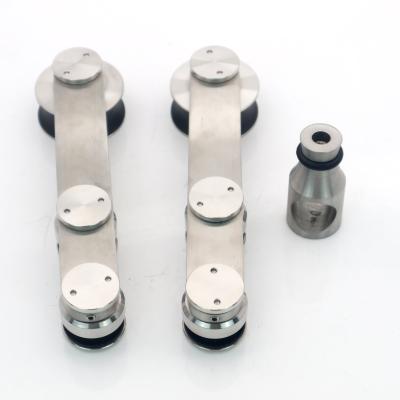 China High Quality Sliding Shower Frameless Glass Sliding Door System Hardware for sale
