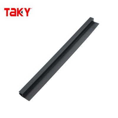China Black PVC Shower Glass Door Water Proof 6-12 mm Shower Sealing Waterproof Strips for sale