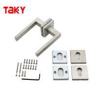 China Custom Stainless Steel Shower Glass Door Handle Modern Design for sale