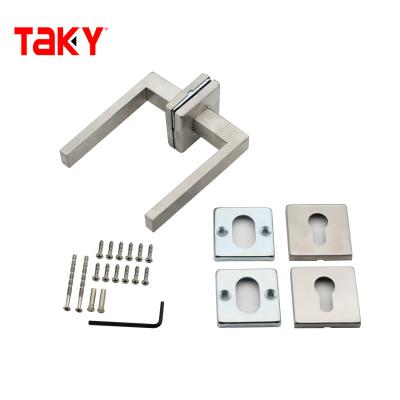 China Custom Stainless Steel Shower Glass Door Handle Modern Design for sale