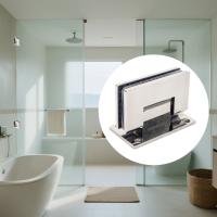 China Frameless Shower Door Hinge for 8-12mm Glass 90 Degree Wall Mount for sale