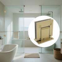 China 90 Degree Soft Close Stainless Steel 304 Hydraulic Shower Door Hinge for sale