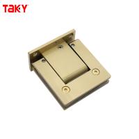 China Bathroom 304 Stainless Steel Self Closing Adjustable Closing 90 Degree Glass Door Hinge for sale