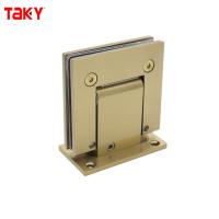China Bathroom 304 Stainless Steel Self Closing Adjustable Closing 90 Degree Glass Door Hinge for sale