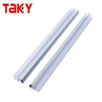 China PVC Transparent Waterproof Seal Strip 135/180 Degree for 6mm-10mm Glass for sale