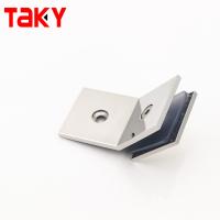 China 135 Degree Stainless Steel Glass Clamp Bracket for 8-12mm Glass for sale