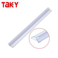 China Clear PVC Shower Door Seal Strip 10MM Waterproof for sale