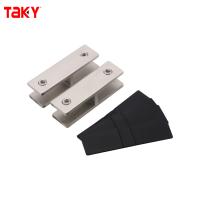 China Stainless Steel 180 Degree Frameless Glass Railing Clamp for sale