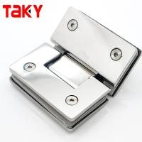China Wholesale Glass to Glass Hinge Heavy Duty 135 Degree Glass Hinge Shower Cabin Hinges for sale