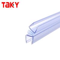 China Hot Selling PVC 6-12 mm Glass door Waterproof Seal Bathroom Shower Door Seal Strip for sale