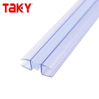 China Hot Selling PVC 6-12 mm Glass door Waterproof Seal Bathroom Shower Door Seal Strip for sale