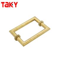 China Customized Glass Door Handle High Quality Luxury Modern Bar Door Hotel Door Handle for sale
