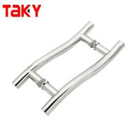 China Customizable Stainless Steel 304 Glass Door Handles Metal Door Handles for sale
