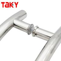 China S Shaped Sliding Glass Shower Door Handle Stainless Steel Shower Door Pull Handle for sale