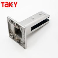 China Stainless Steel 316 Frameless Glass Railing Clamp for 8-12mm Glass Thickness for sale