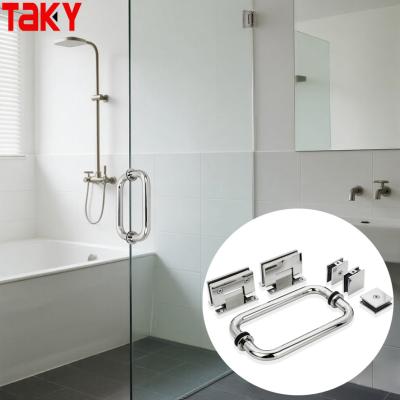 China 90 Degree Stainless Steel Polishing Soft Close Shower Screen Glass Door Hinges for sale