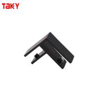 China Stainless Steel Glass Clamp Pool Fence Door Glass to Wall Glass Clip for sale