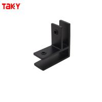 China Stainless Steel Glass Clamp Pool Fence Door Glass to Wall Glass Clip for sale