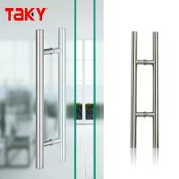 China High Quality Glass Door Hardware 304 Stainless Steel Custom Push Pull Handle for sale