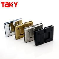 China 180 Degree Shower Hinge Glass Door Hinge 8-12mm Thickness Glass to Glass Hinge for sale