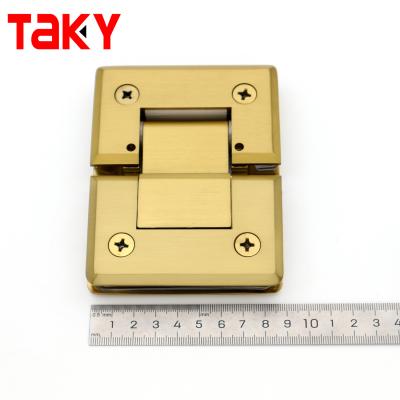 China 180 Degree Shower Hinge Glass Door Hinge 8-12mm Thickness Glass to Glass Hinge for sale