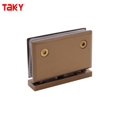 China Stainless Steel 90 Degree Glass to Wall Fixing Clip Glass Clamp Hinge for sale