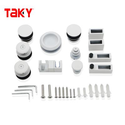 China Shower Glass Sliding Door Kit Shower Sliding Glass Door Fitting Hardware for sale
