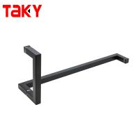 China American Style Stainless Steel 304 Shower Handle Back to Back L Shape Square Bathroom Pull Handle for sale