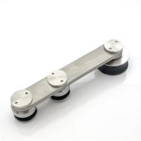 China Frameless Stainless Steel Sliding Shower Hardware Glass Sliding Door Shower Hardware for sale