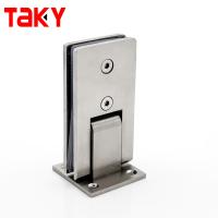 China 90 Degree Wall to Glass Glass Hinge Stainless Steel Glass Door Hinge Material Glass Shower Hinge for sale