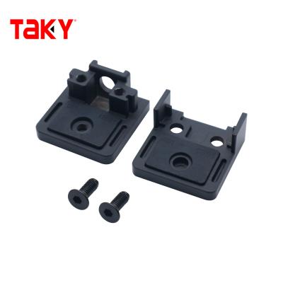 China High Quality 304 Clip to Clip Glass Holder Glass Clamp Balustrade Stair Handrail Glass Clamp Fitting for sale