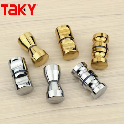 China Modern Glass Door Knob Handle with Stainless Steel 304 Frameless Glass Shower Door for sale
