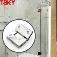 China Stainless Steel Glass to Glass Hinge Shower Screen Hinge 135 Degree Glass Door Hinge for sale