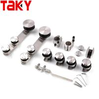 China Shower Sliding Door Hardware Barn Sliding Door Hardware Kit Kit Para Puerta Corrediza De Ducha for sale