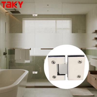 China Stainless Steel glass shower door hinge 180 dedress chrome herrajes para vidrio templado for sale