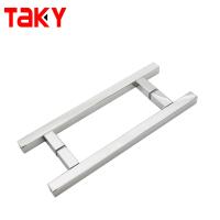 China Modern Customized Size Color Anti Rust 304 Stainless Steel Glass Bathroom Door Handles for sale