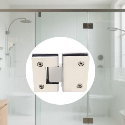 China Stainless Steel 304 Glass Shower Hinge 180 Degree for 8-12mm Glass Thickness for sale