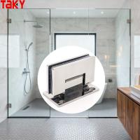 China Stainless Steel 90 degree glass door hinge wall to glass shower hinge for sale
